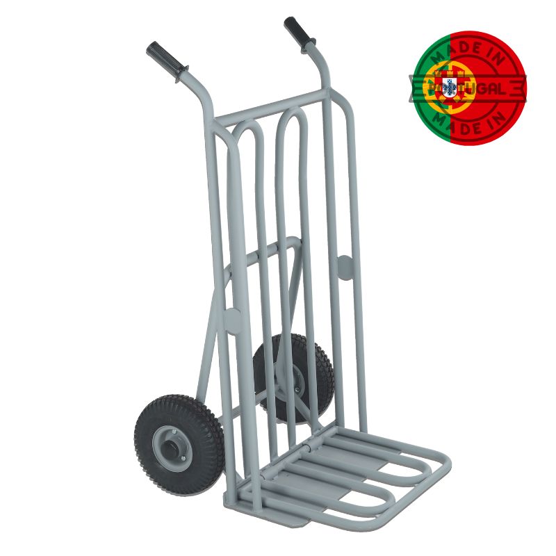 CARRO PORTA-CARGAS COM RESGUARDOS 200 KG - Carril.pt